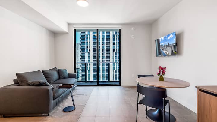 Stunning Studio In 501 Residences - Miami - Pool - Miami