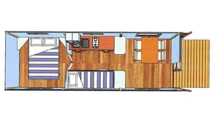Roulottes Sans Sanitaire 1 Chambre S 4 Personnes - Lac de Vassivière