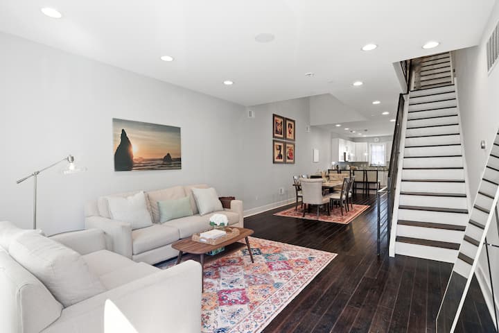 Fishtown |3 Ensuite Br |Roofdeck+bar | Sleeps 6-10 - 필라델피아