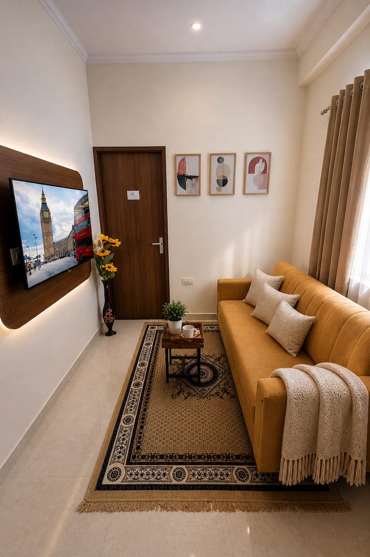 Premium Modern Studio Balcony Near City Center - Jaipur
