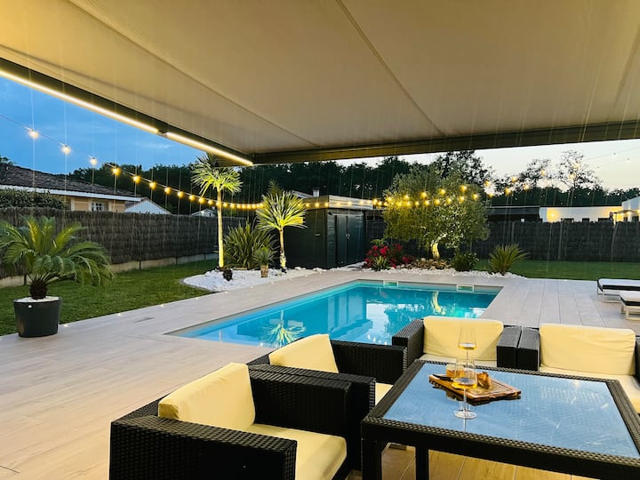 Superbe Villa Piscine Bordeaux, Arcachon Vignobles - La Brède