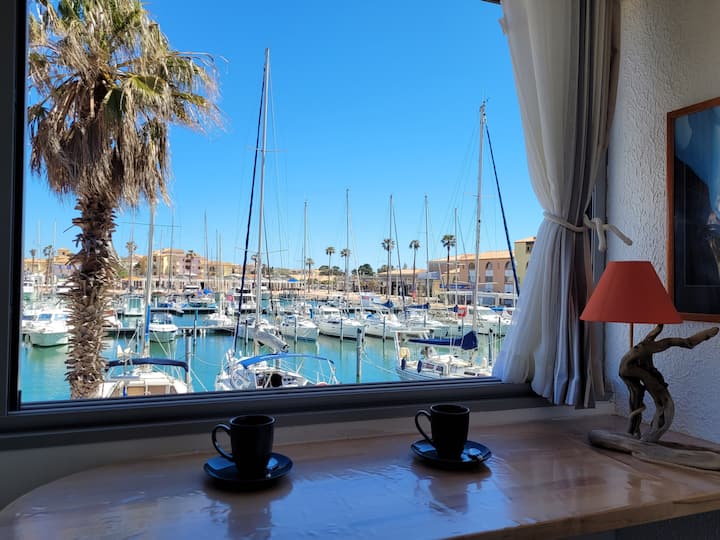 L'ancrage à Port Leucate - A 1km De La Plage - Étang de Leucate