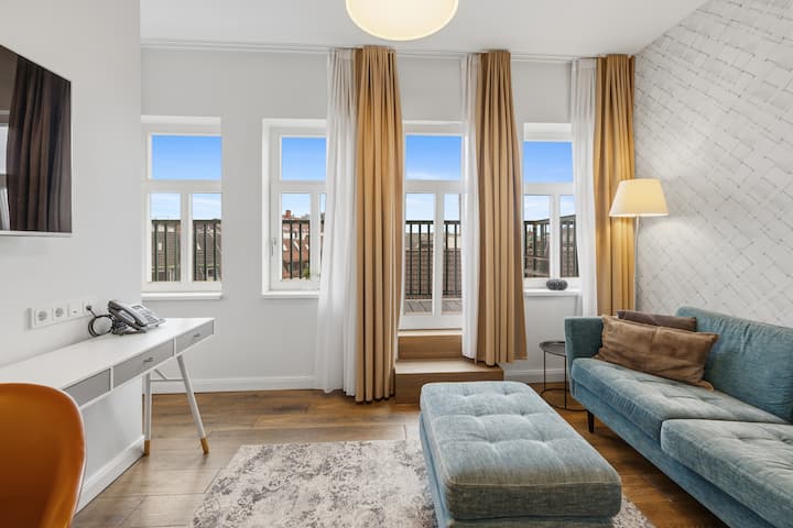 City View Studio | Balkon & Komfort - Brême