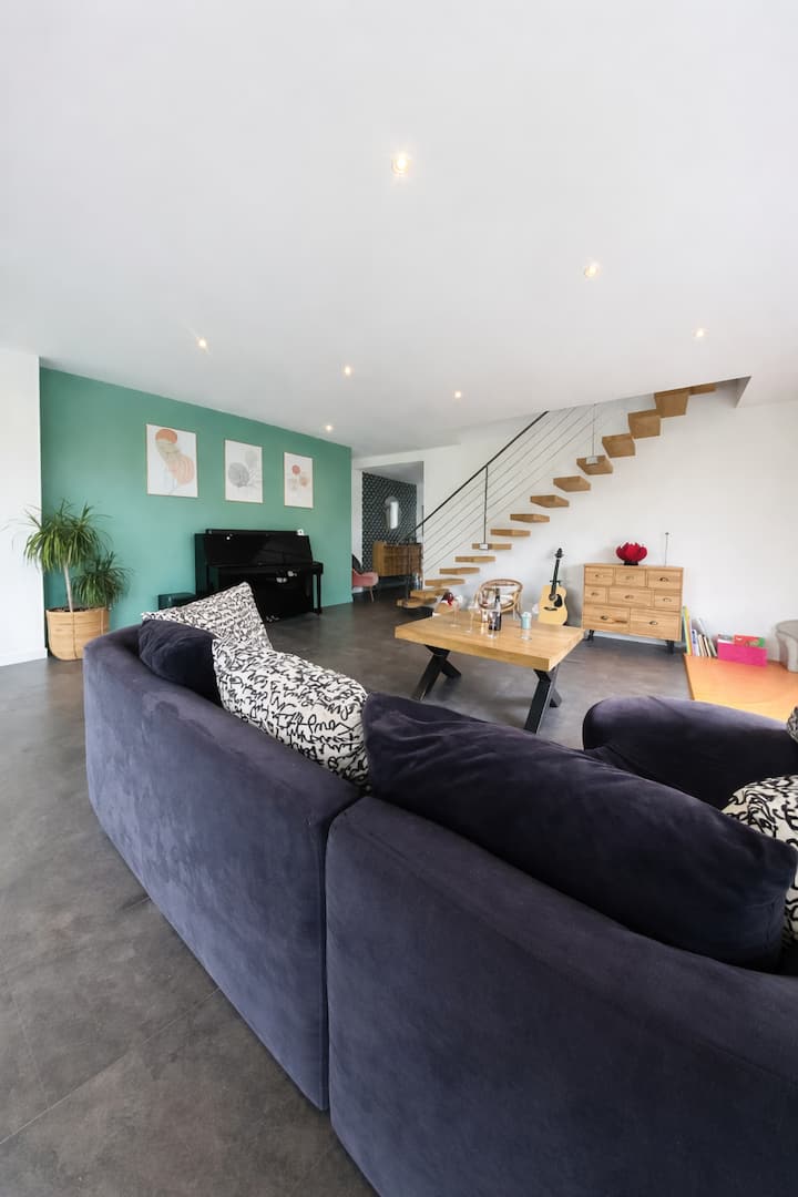 Maison 10 Pers Avec Jardin Et Parking - Angers - Maine-et-Loire