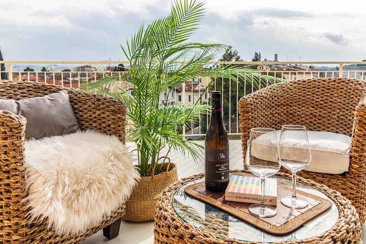 Jesi Attico Con Terrazzo Vista Colli Marchigiani - Jesi