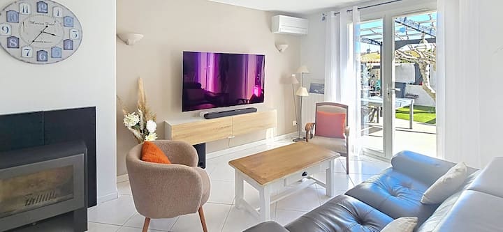 Villa Du Sud - 4 Ch Clim Piscine Et Jacuzzi - Béziers