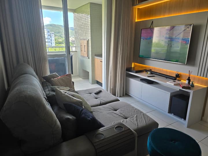 Apartamento Jardim Itacurubi Com Piscina E Vista - Florianópolis