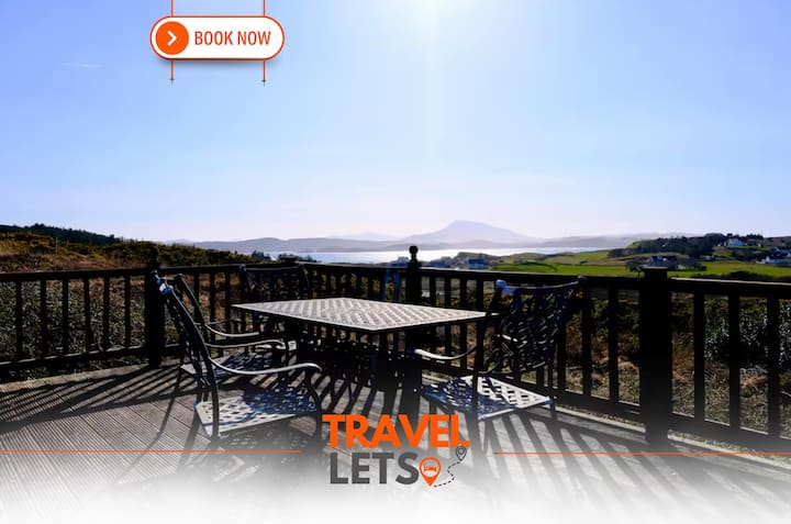 Bungalow With Sea & Mountain Views I Huge Decking - Downings