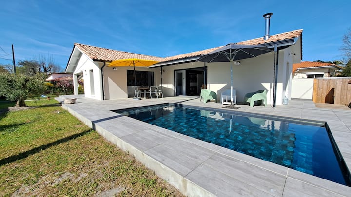 Villa Neuve Avec Piscine Chauffée Proche Du Bassin - Andernos-les-Bains