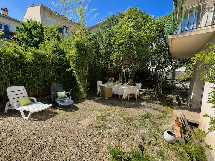 Jardin Privé Parking Gratuit Plage à 10 Minutes - Perpignan