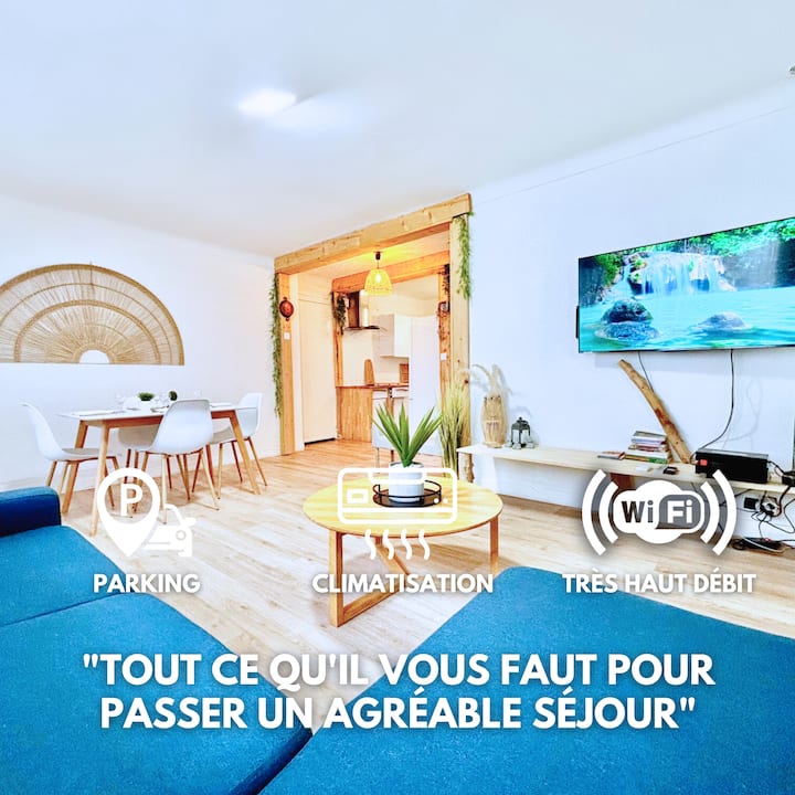 Cosy By The Sea - Parking, Wifi Et Climatisation - Sainte-Marie