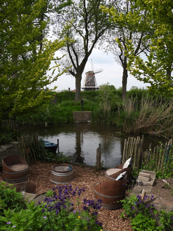 Sfeervolle Inn Met Hollands Uitzicht, Bij De Linge - Gorinchem
