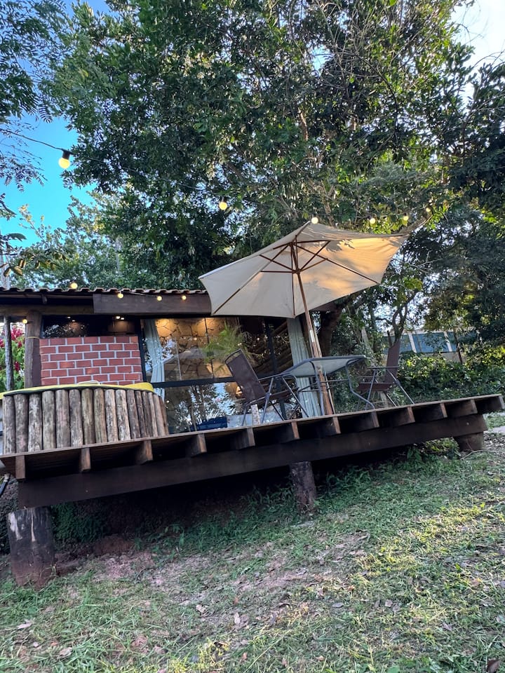 Cabana Rústica Da Floresta Jacuzzi Privativa - Guararema