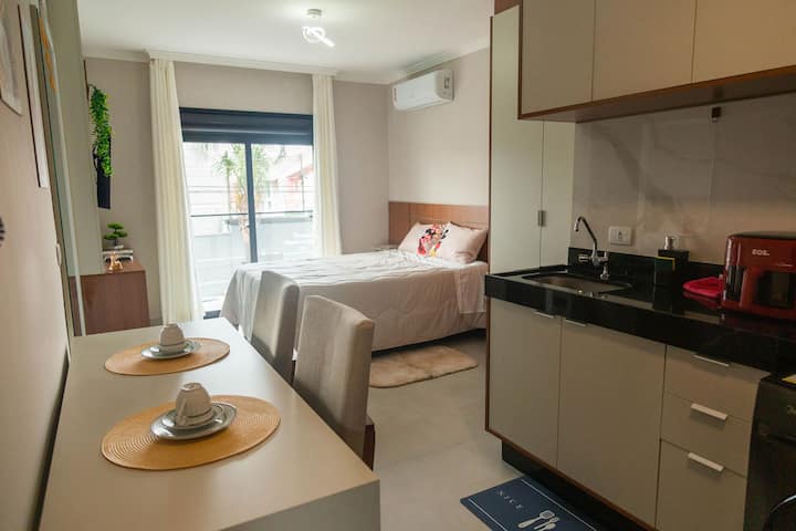 Loft Próximo Ao Aeroporto Residencial Santacecilia - São José dos Pinhais