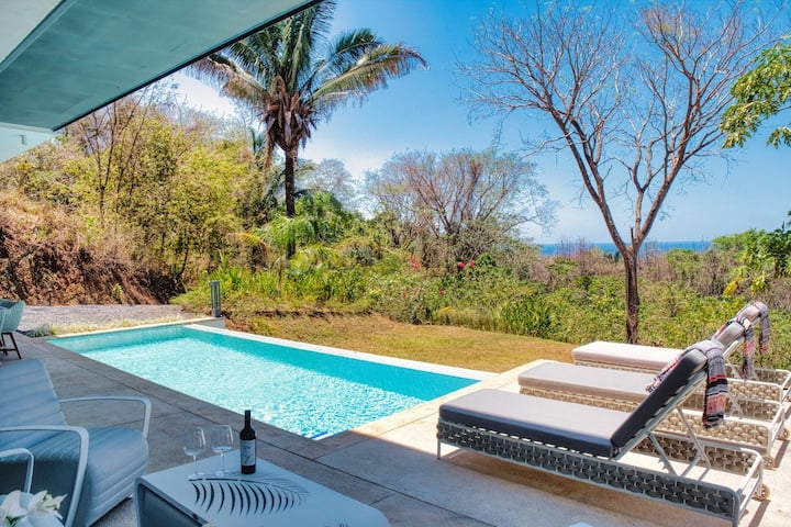 Ocean View Tranquility Luxury 2br Villa With Pool - Costa Rica