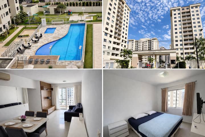 Apartamento Exclusivo Com Lazer Completo E Vista - Manaus