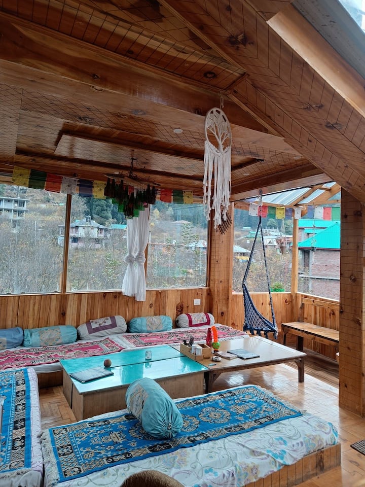 Orchard Homestay W/ Home Meals & Views, Hp - Kasol