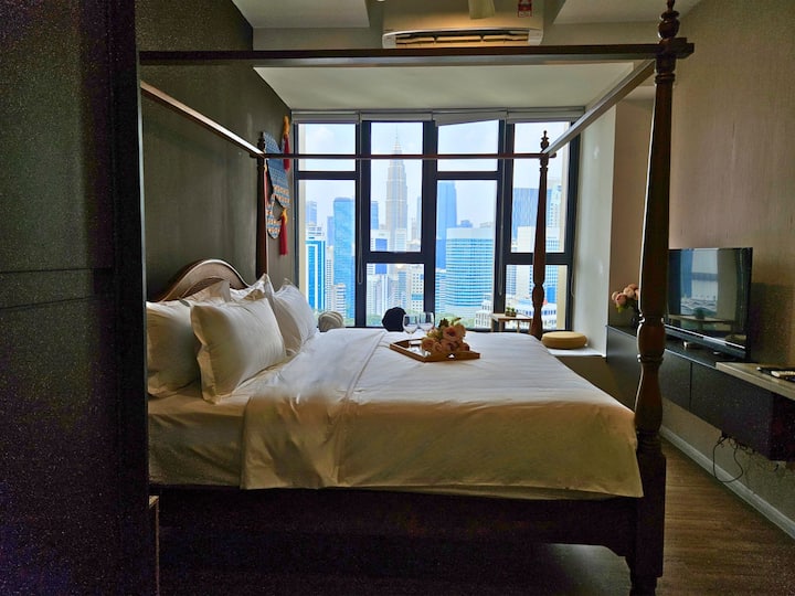 Romantic Wau & Teak Suite-walk To Kl Tower/klcc - Kuala Lumpur