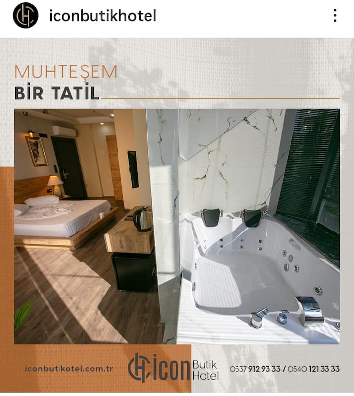 Jakuzili Oda Seçeneklerimizle Butik Otel - Mersin