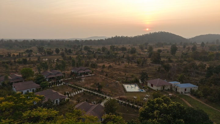 Tuli Orchid Resort - Interconnected Cottage - Pench National Park