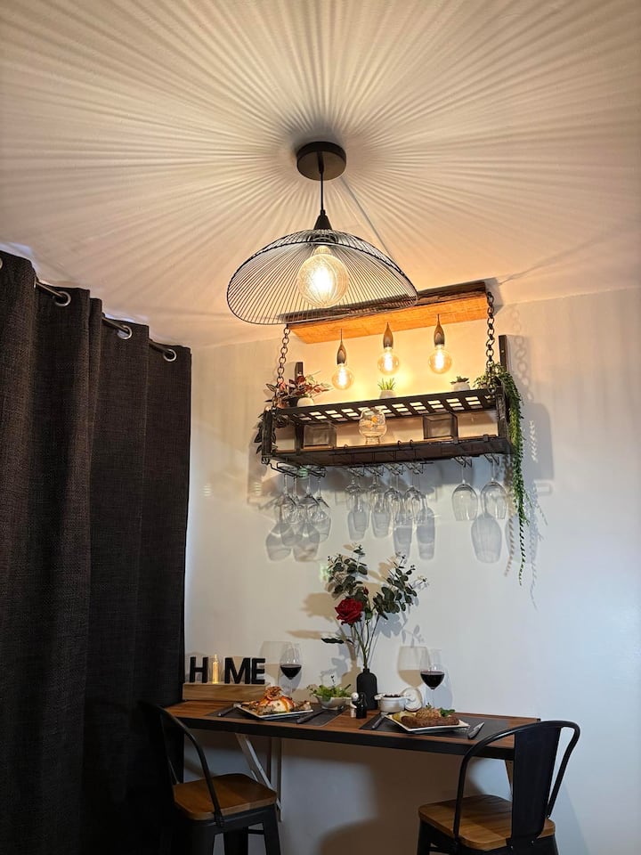 Studio Cocooning 3 éToiles- Atelier 62-boucan 974 - Plage de Boucan Canot