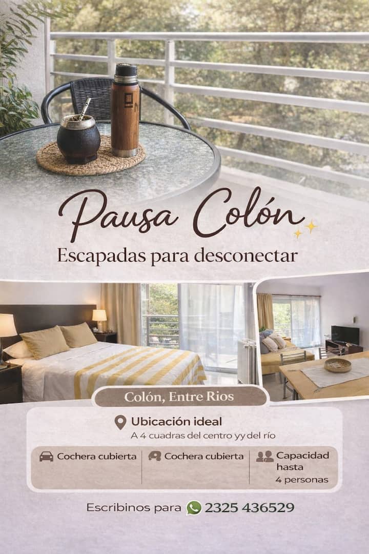 Departamento 2 Amb - Balcon. Excelente Ubicacion. - Colón