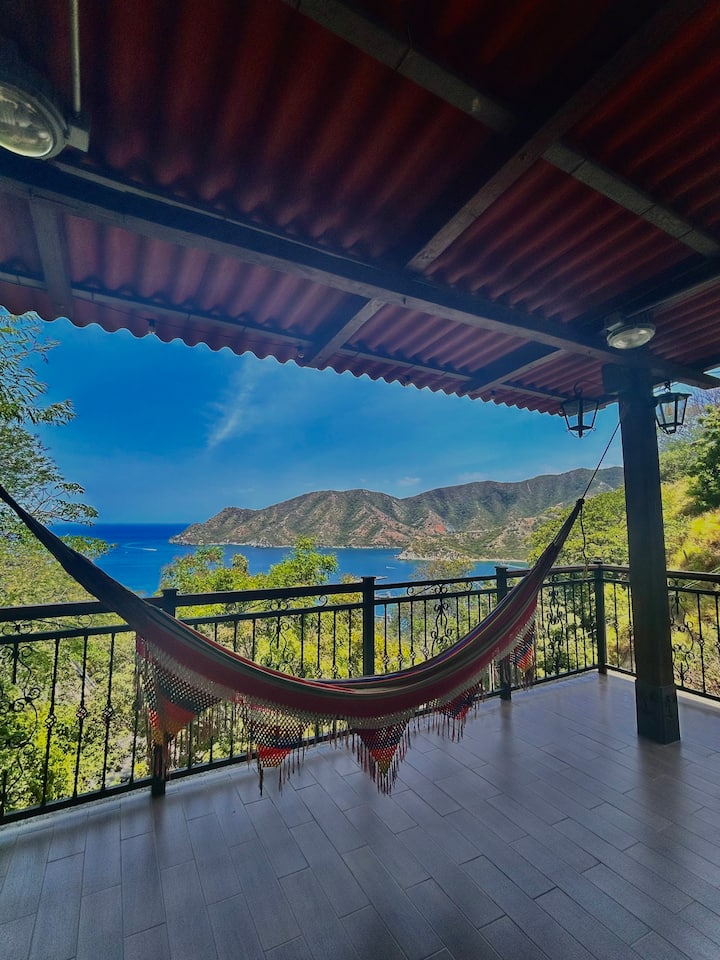Cabaña Amplia En Taganga Con Vista Al Mar - Santa Marta