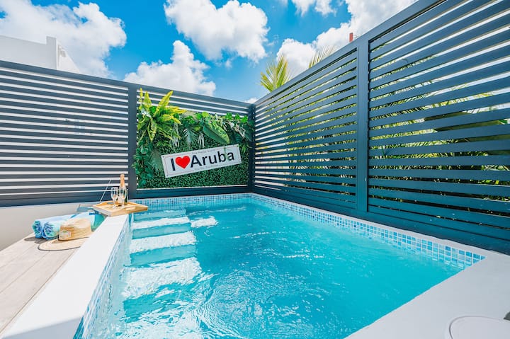 Biba Dushi Private Pool! Minutes To Eagle Beach ! - Aruba