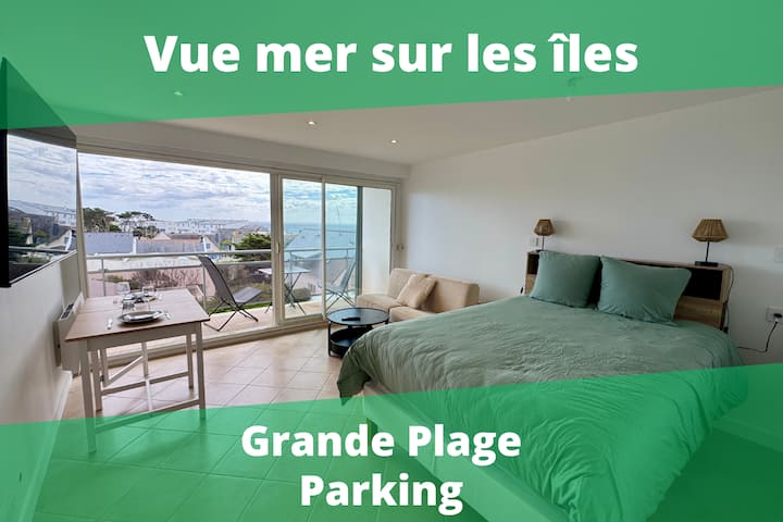 Grande Plage - Vue Mer - Parking - Belle-Île-en-Mer