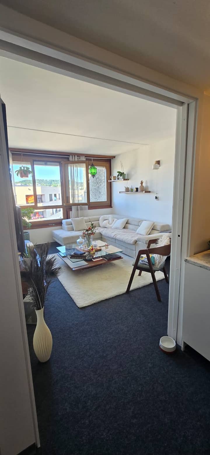 Appart Entier Cosy 
Lit Queen Size 
10mn Du Centre - Lausanne