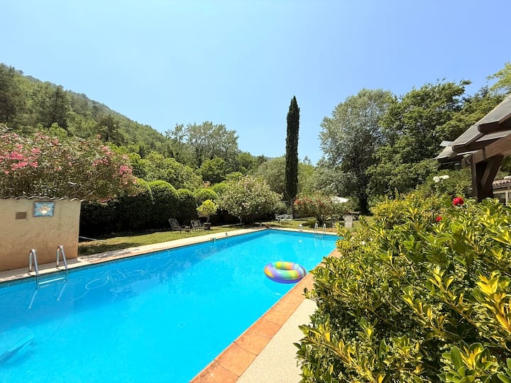 Les Pieds Dans L'eau - Superbe Maison 6 Pers. - Tourrettes-sur-Loup