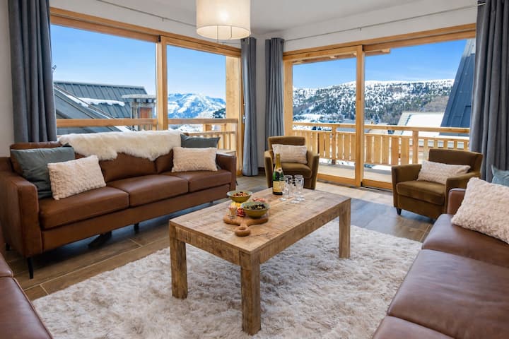 Appartement "Gaube" Alpe D'huez - Spa & Vue - Oz-en-Oisans