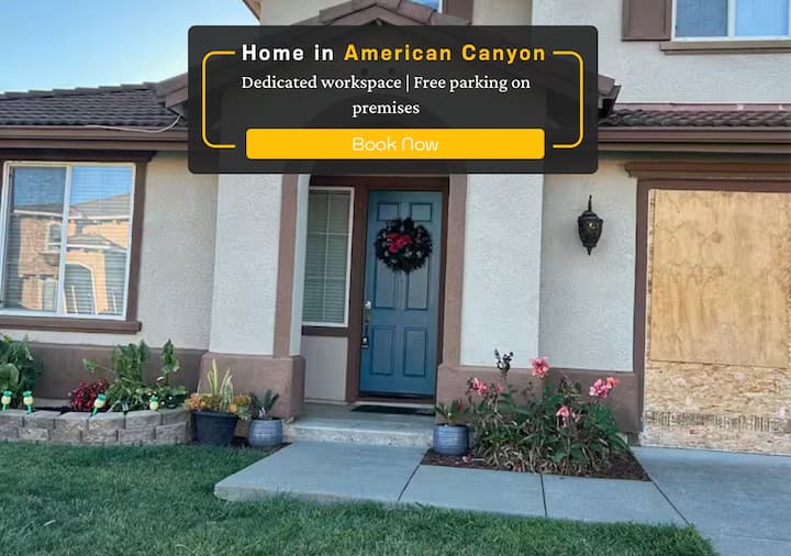 Elegant Napa Bay Retreat | Spacious 3br Oasis - American Canyon, CA