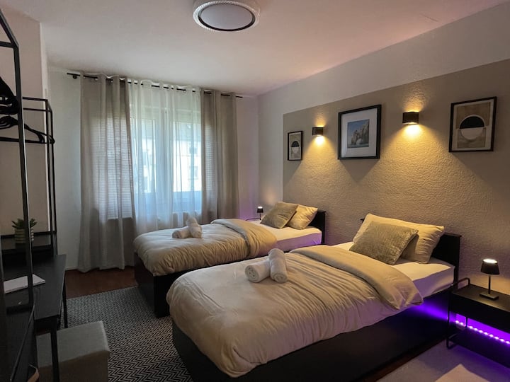 Stilvolles Apartment Nahe Messe | 5 Pers. | 3 Sz - Essen