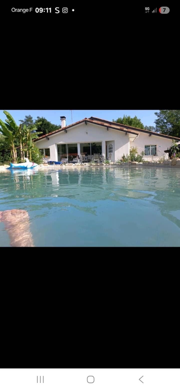 Villa Landaise Avec Lagon - Saint-Paul-lès-Dax