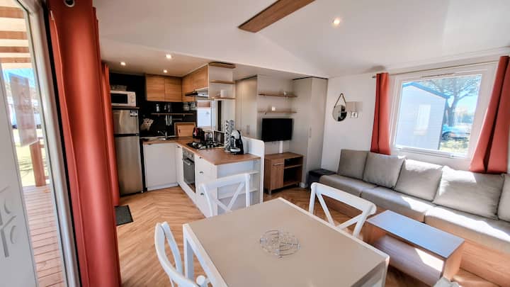 Grand Mobil Home 40m2, 3 Chambres, Lac Des Rêves - Palavas-les-Flots