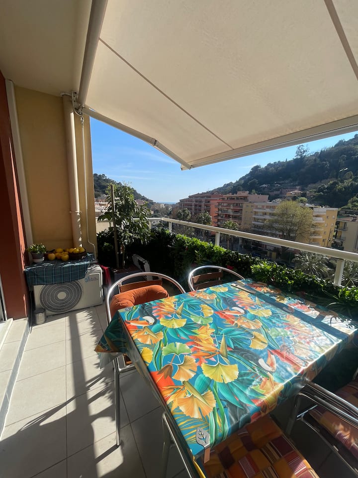 Appartement Cosy Au Val Du Carei à Menton - Mentone