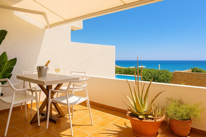Strand · Zeezicht · Zwembad · Parking · Airco - Altea