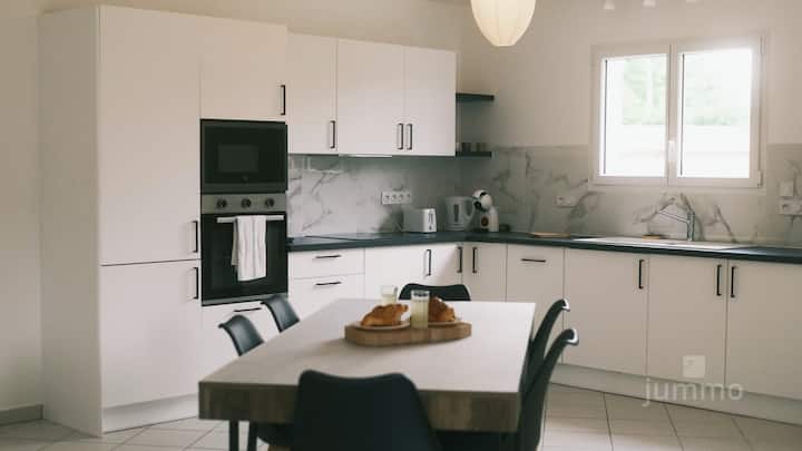 Maison Au Calme Avec Jardin, Terrasse & Barbecue - Vielle-Saint-Girons
