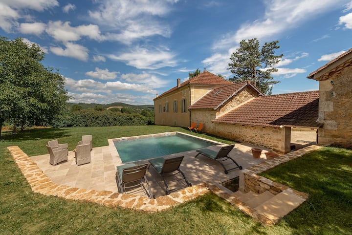 Villa Avec Piscine, Vallée Du Lot, 10 Guests - Albas