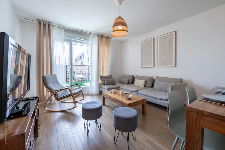 F4 Spacieux - Double Balcon - 2 Sdb - Proche Paris - Saint-Ouen