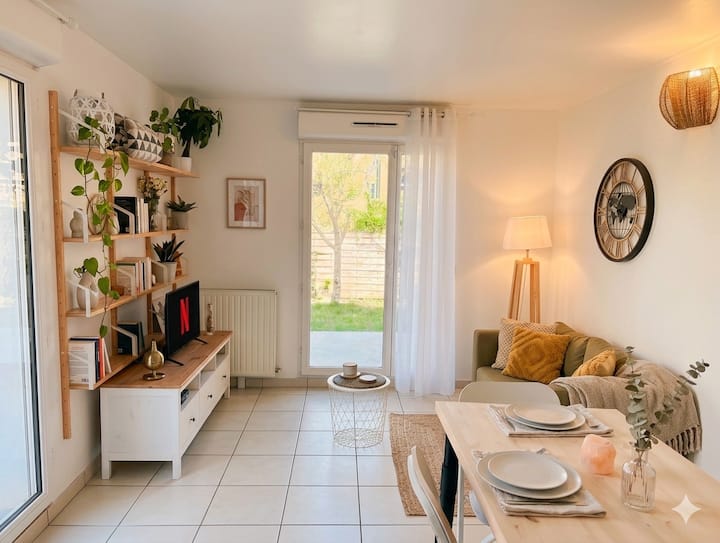 La Parenthèse - T2 Cosy Avec Jardin Privé - Lieusaint