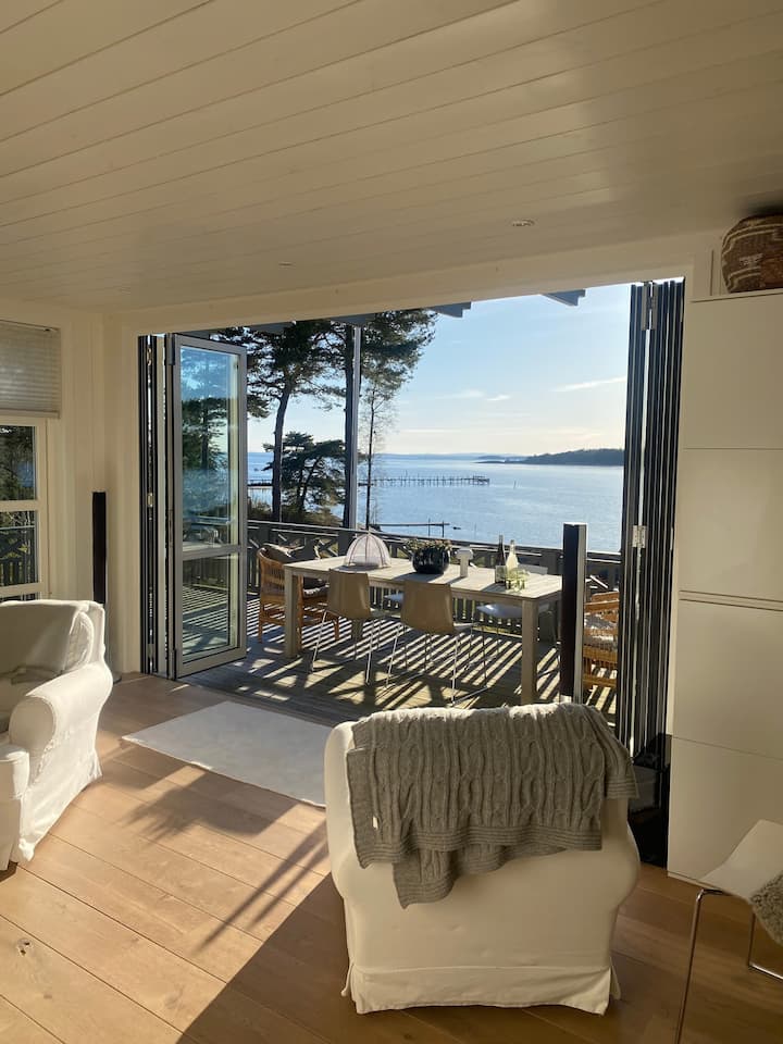 Lekker Hytte I Vannkanten Med Sol "Hele" Dagen - Moss