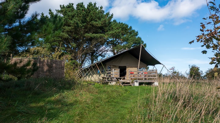 Twiga African Safari Tent At Wrinklers Wood - St Agnes