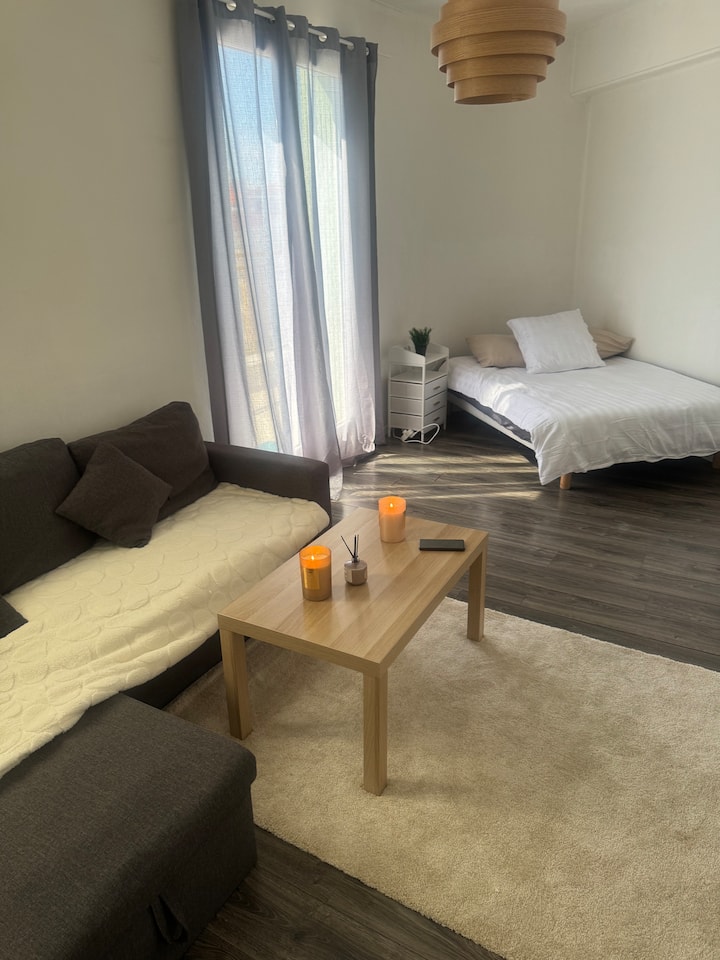 Cosy Studio 3 Personnes - Nice Port - Balcon - Villefranche-sur-Mer