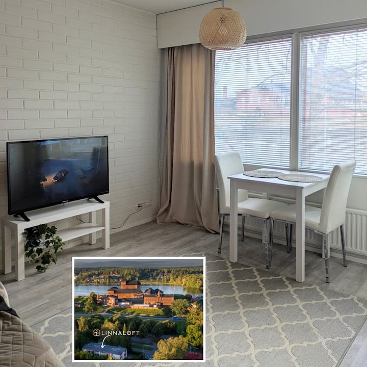 Linnaloft Aava - Kaunis Yksiö Linnanäkymällä - Hattula