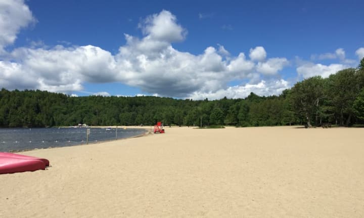 Bois Rond Du Lac-simon, Spa/accès Au Lac/foyer - Lac-Simon