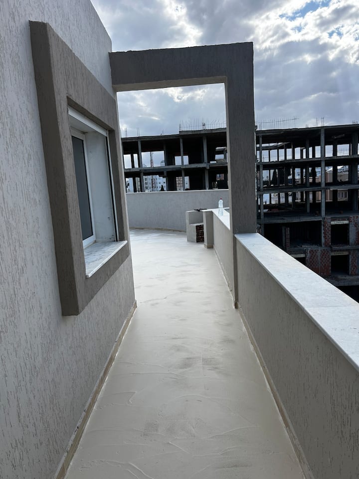 Sea View 1 Bedroom Apartment With 100m Terrace - Sousse