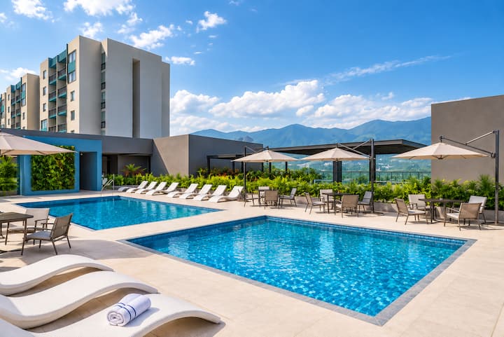 Apto Completo, Piscina, 3 Hab, 7 Personas, Ibague - Ibagué