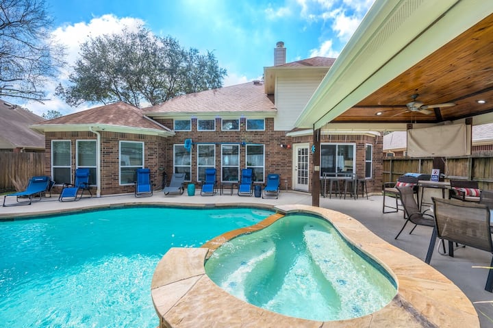 Katyretreat/heatedpool&hottub/gameroom/sleeps16 - Katy, TX